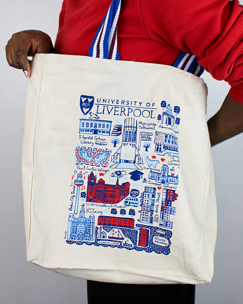 Julia Gash University of Liverpool landmarks Tote Bag – Liverpool Guild of Students